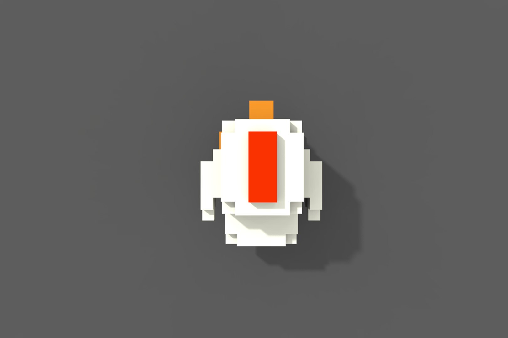 3D Voxel Chicken Low-poly - TurboSquid 1189927