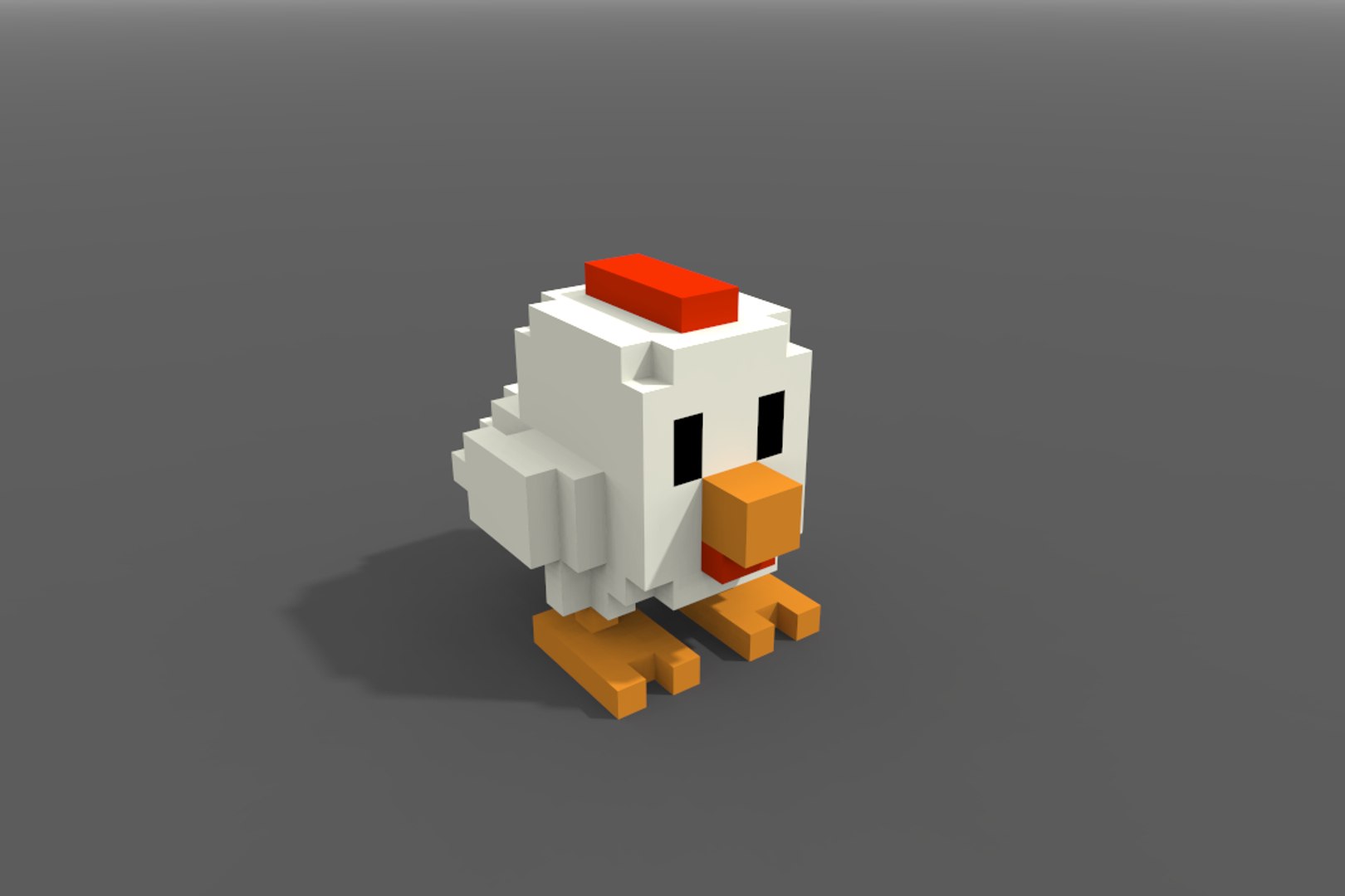 3D Voxel Chicken Low-poly - TurboSquid 1189927