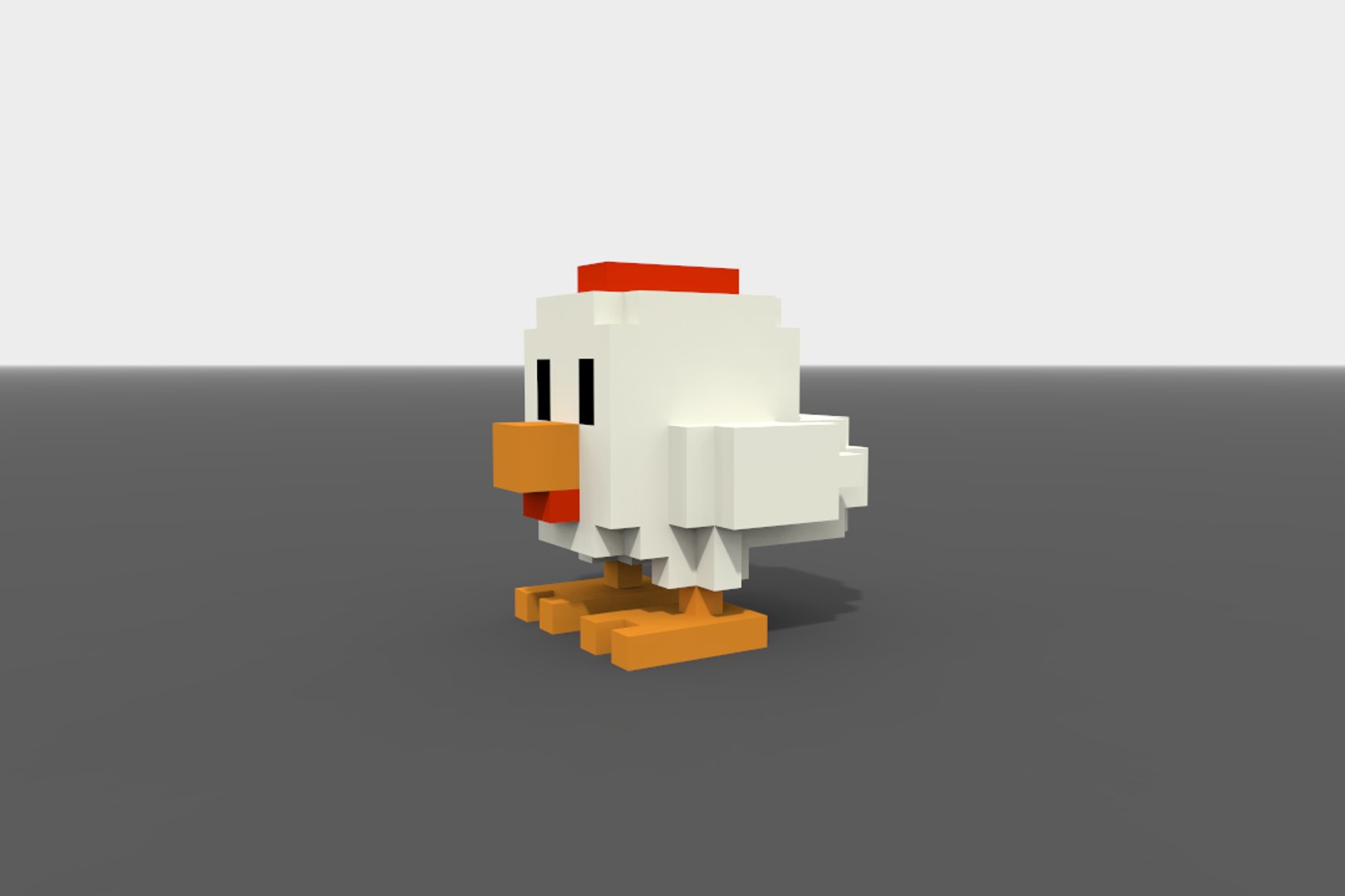 3D Voxel Chicken Low-poly - TurboSquid 1189927