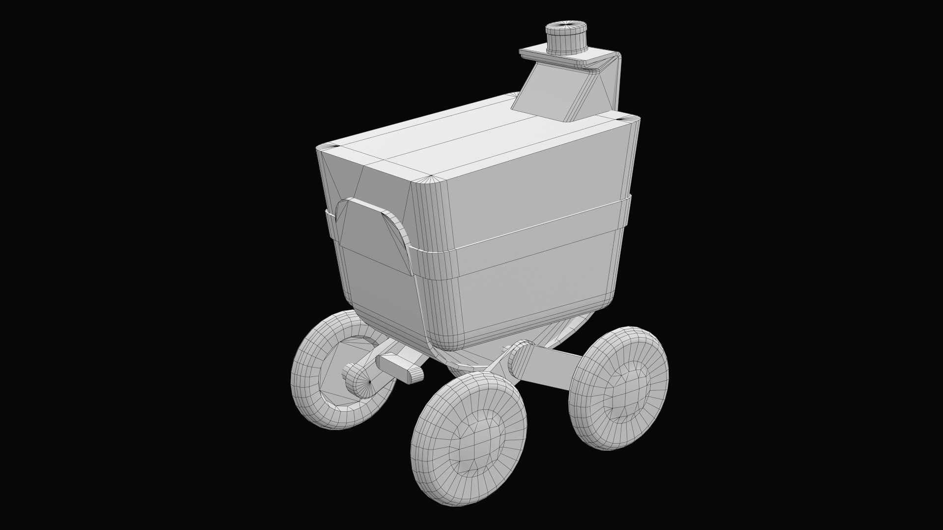 3D Postmates Delivery Robot - TurboSquid 2343348
