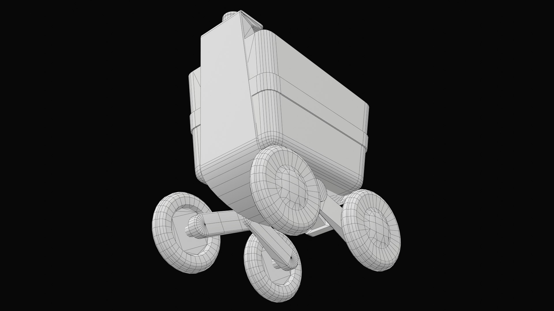 3D Postmates Delivery Robot - TurboSquid 2343348