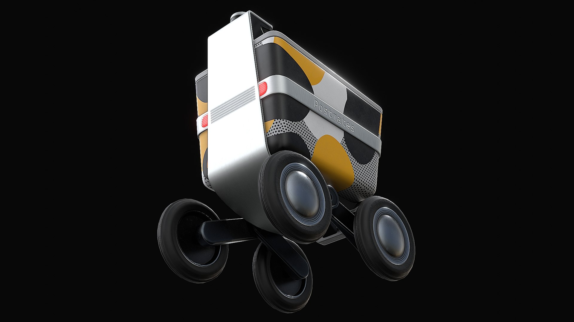 3D Postmates Delivery Robot - TurboSquid 2343348