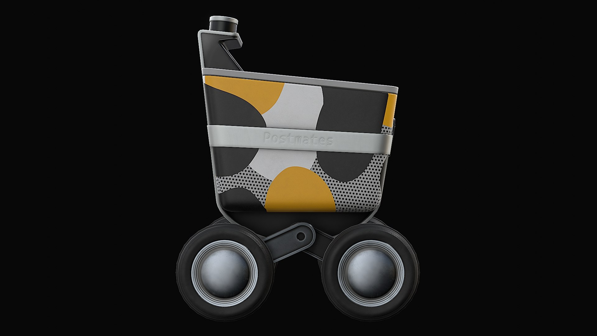 3D Postmates Delivery Robot - TurboSquid 2343348