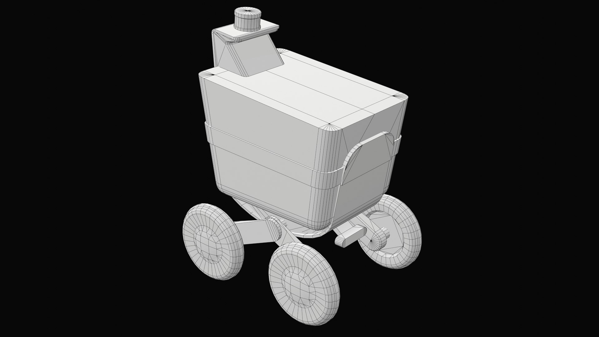 3D Postmates Delivery Robot - TurboSquid 2343348