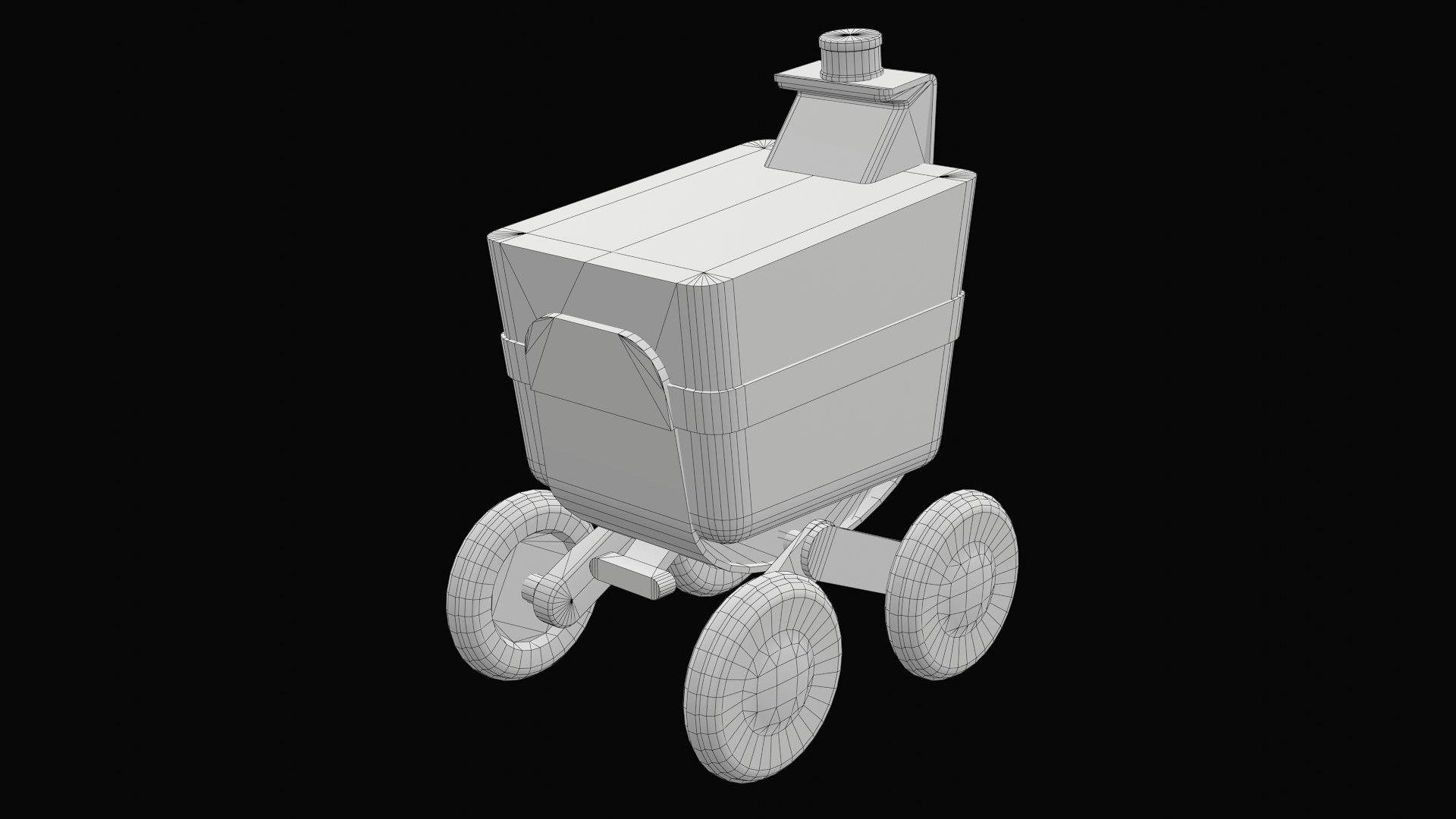 3D Postmates Delivery Robot - TurboSquid 2343348