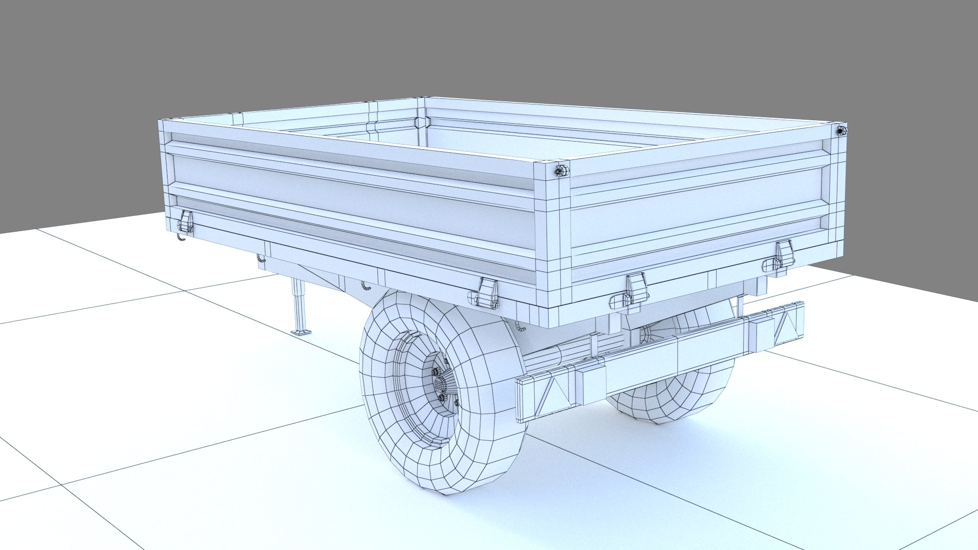 Agricultural Trailer 3D - TurboSquid 1837608