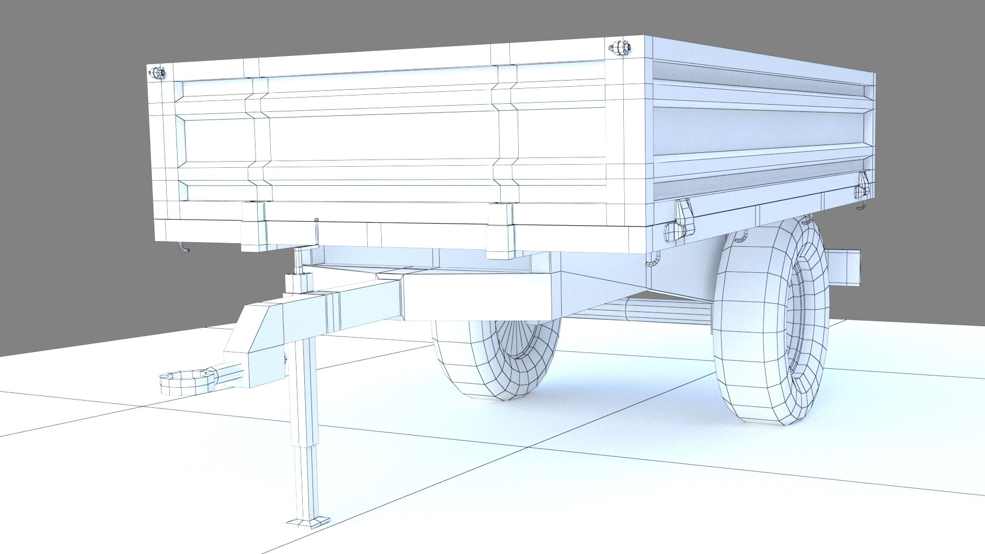 Agricultural Trailer 3D - TurboSquid 1837608