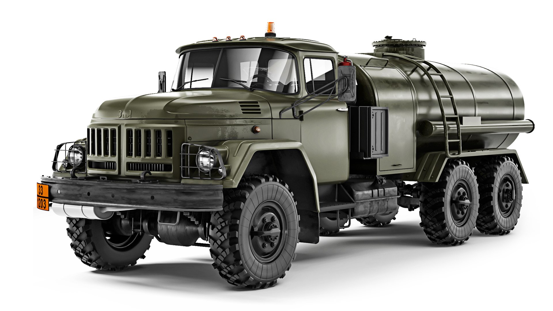 3D ZiL 131 ATZ-4 1975 Model - TurboSquid 2276437