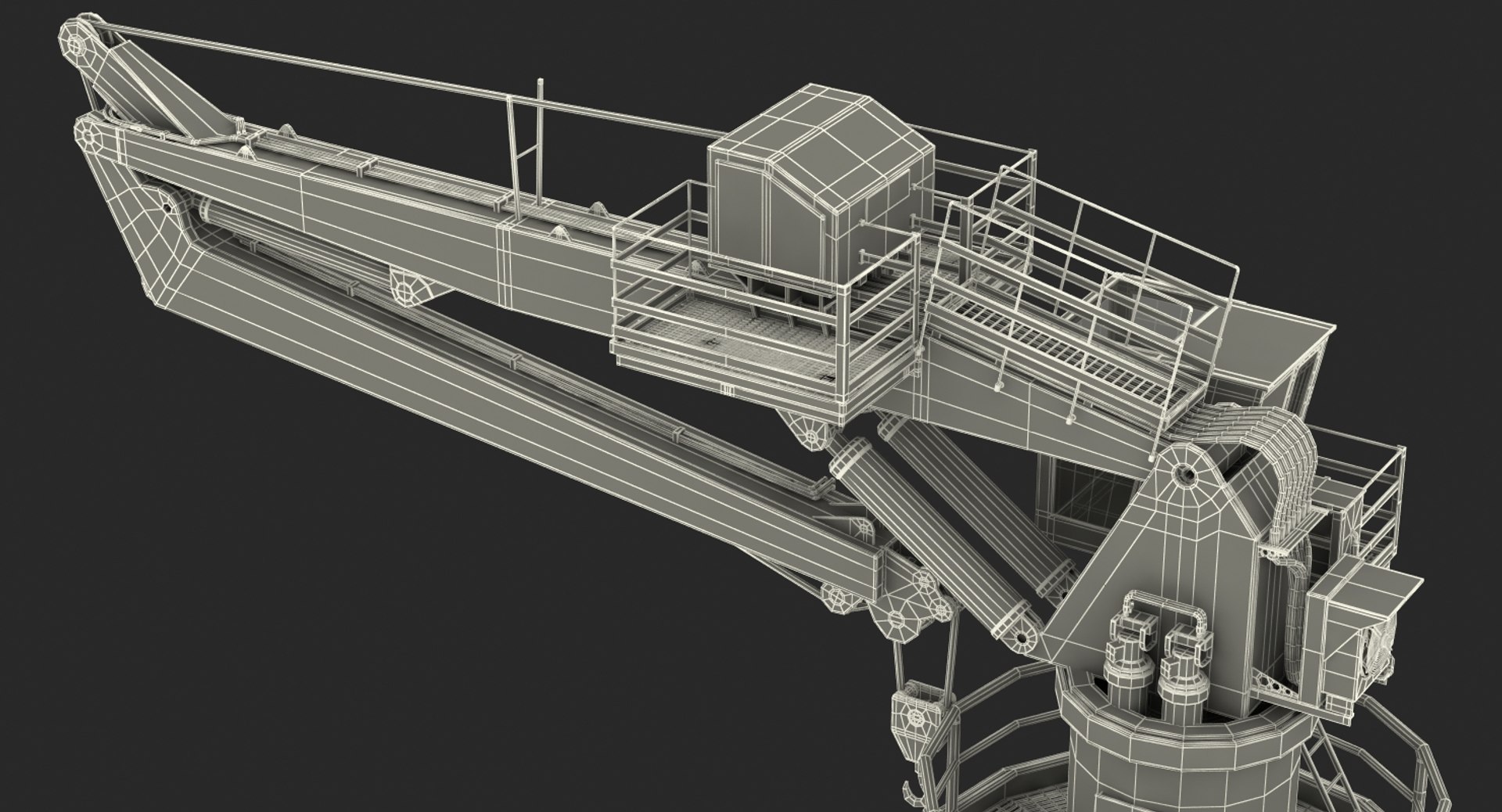 Crane Ship 3D Model - TurboSquid 1291421