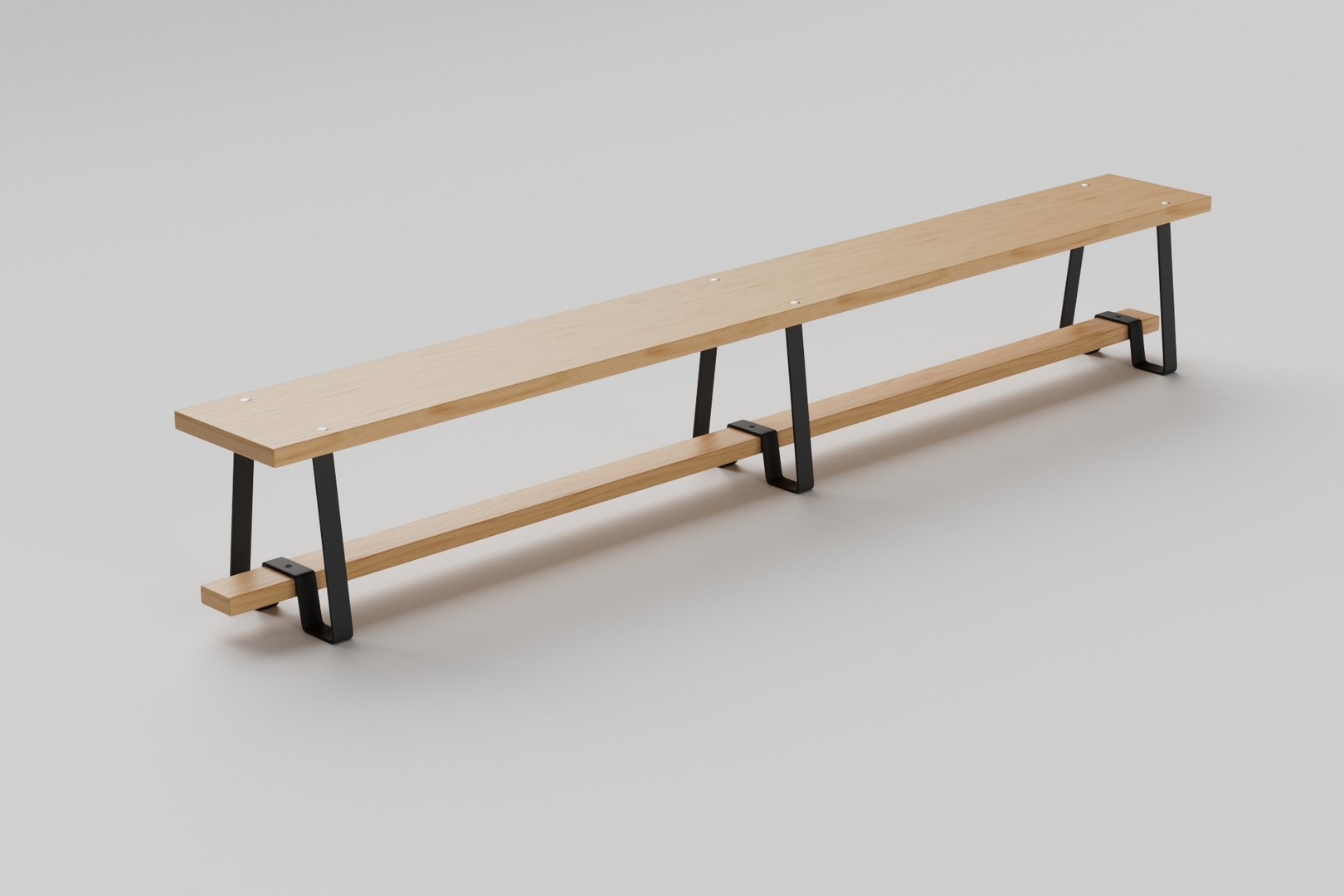 Sport Bench PBR Model - TurboSquid 2014864