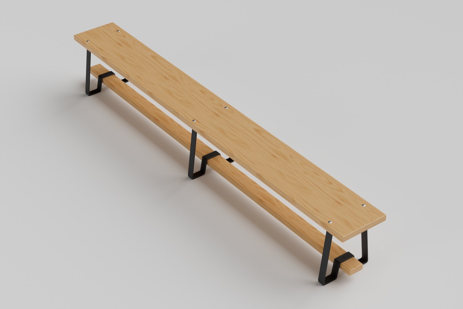 Sport Bench PBR Model - TurboSquid 2014864