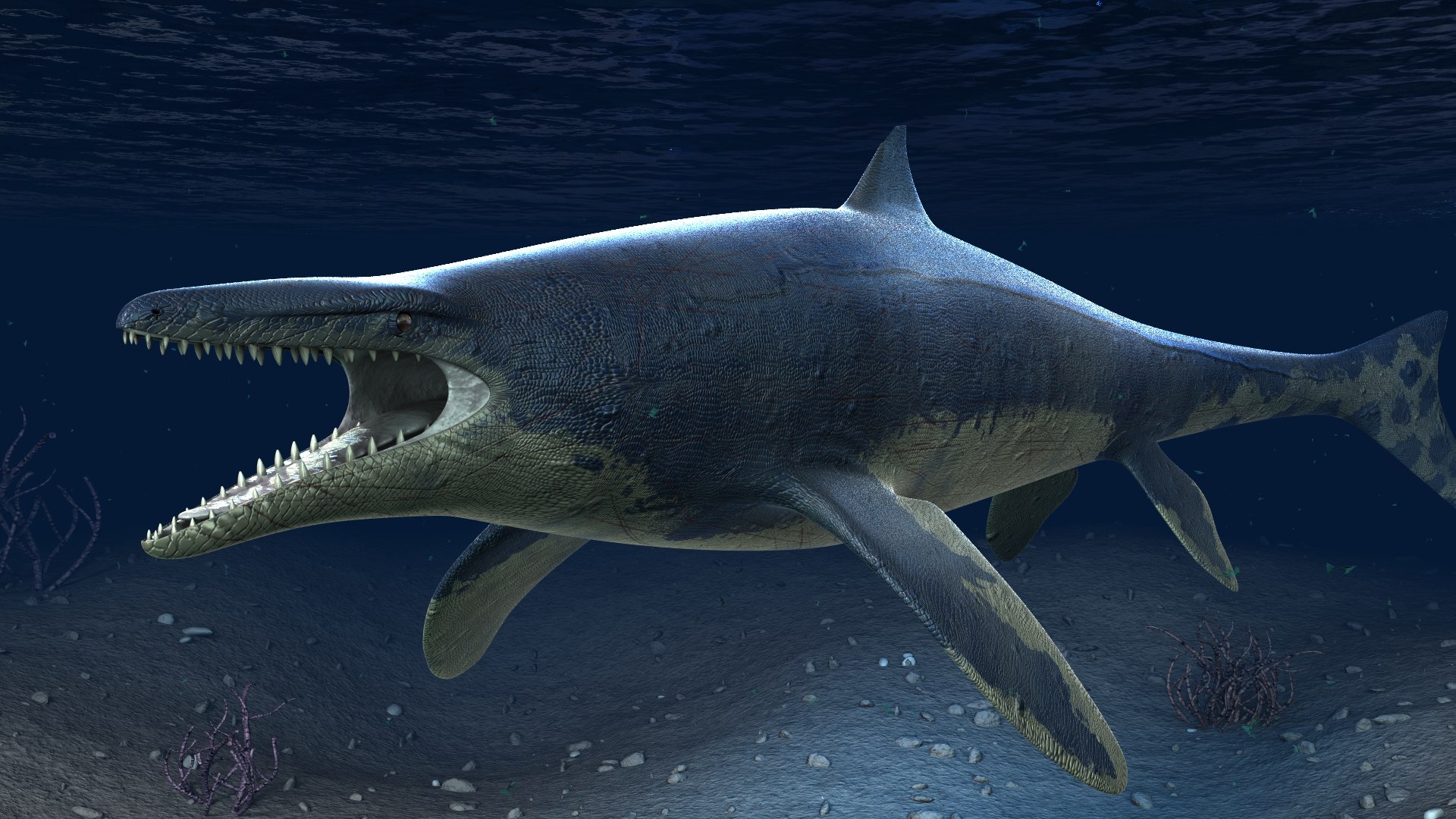 Wakayama Blue Dragon Mosasaur 3D - TurboSquid 2210363