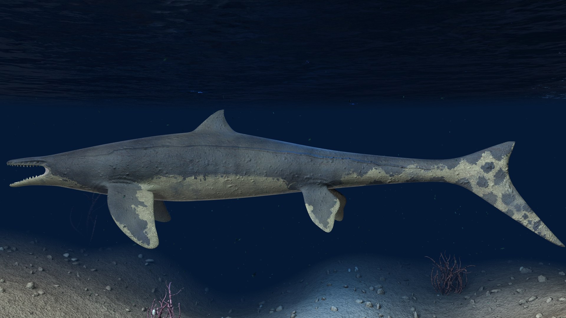 Wakayama Blue Dragon Mosasaur 3D - TurboSquid 2210363