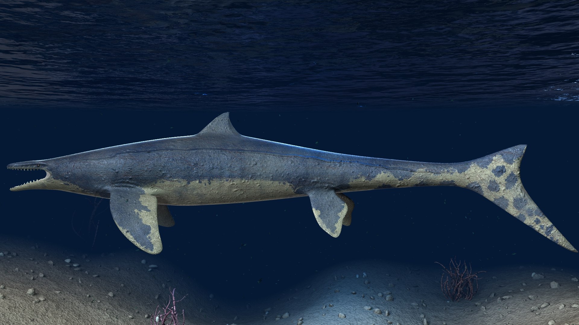 Wakayama Blue Dragon Mosasaur 3D - TurboSquid 2210363