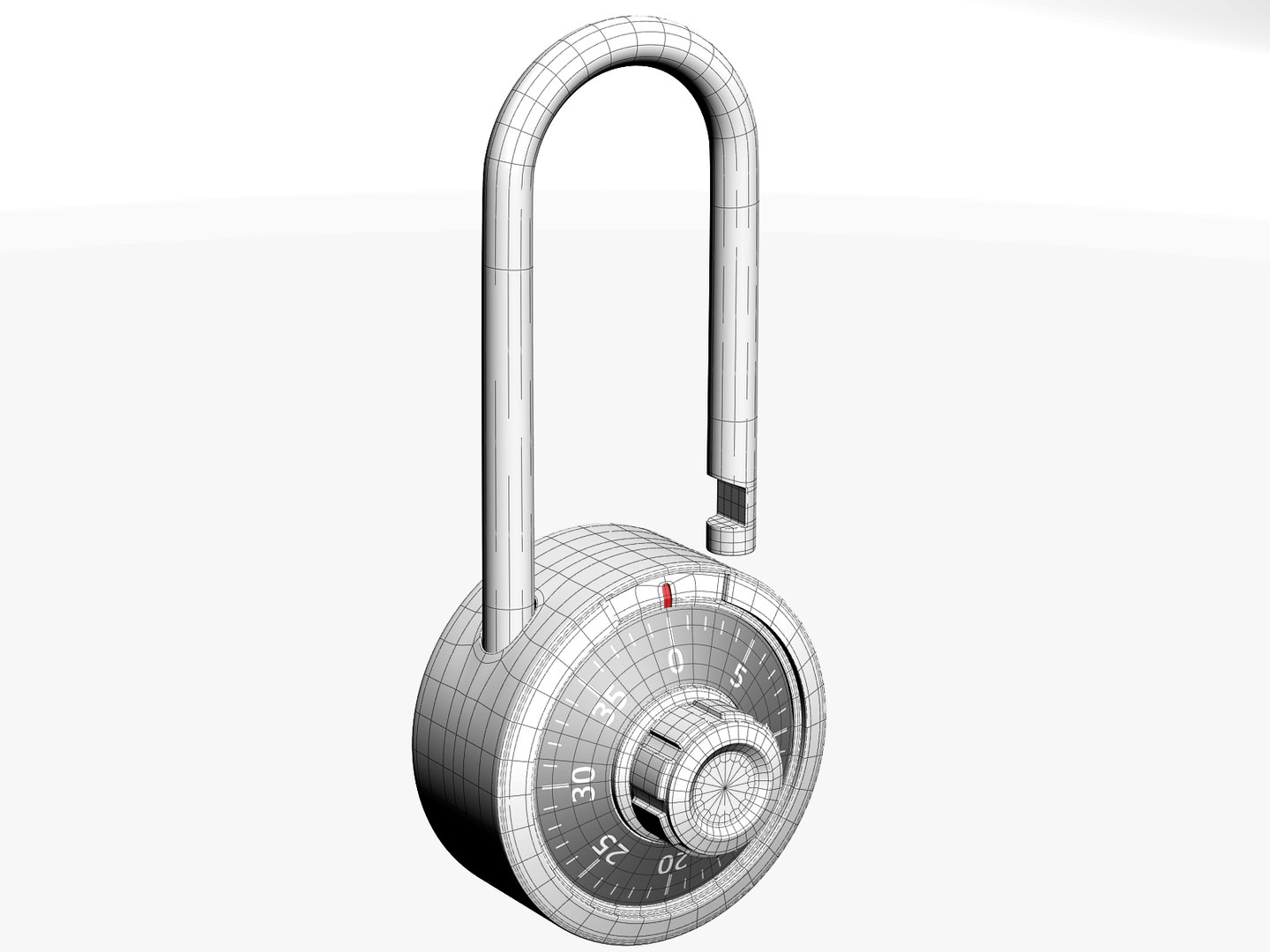 3D Combination Padlock - TurboSquid 1299759