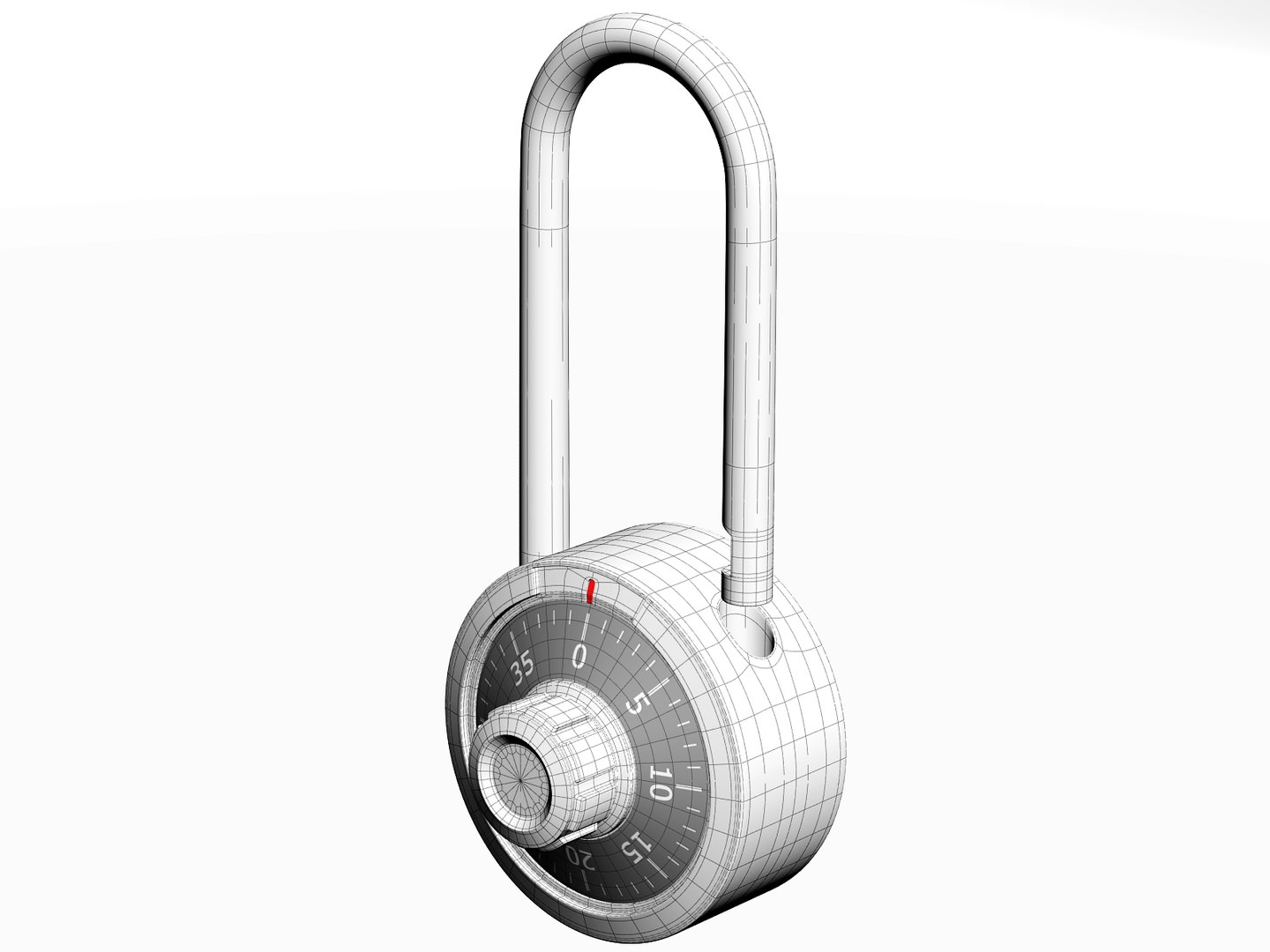 3D Combination Padlock - TurboSquid 1299759