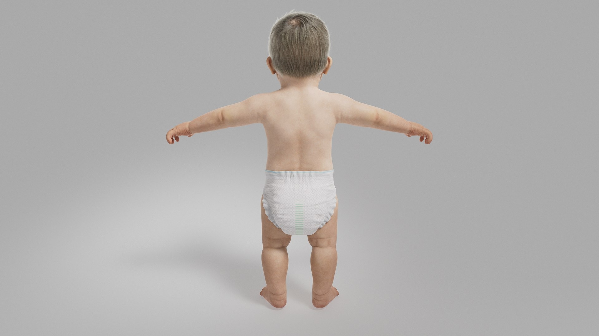 3D Baby Rigged 1 - TurboSquid 2207346