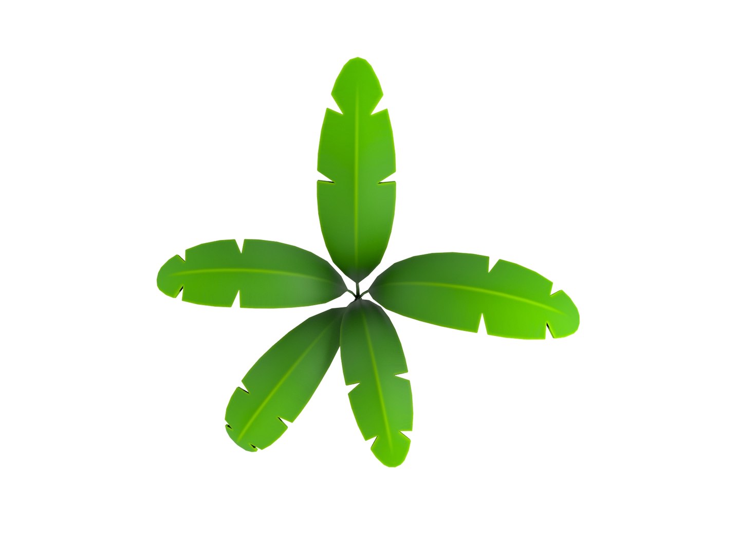 Low Poly Banana Plant 001 3D Model - TurboSquid 1851474