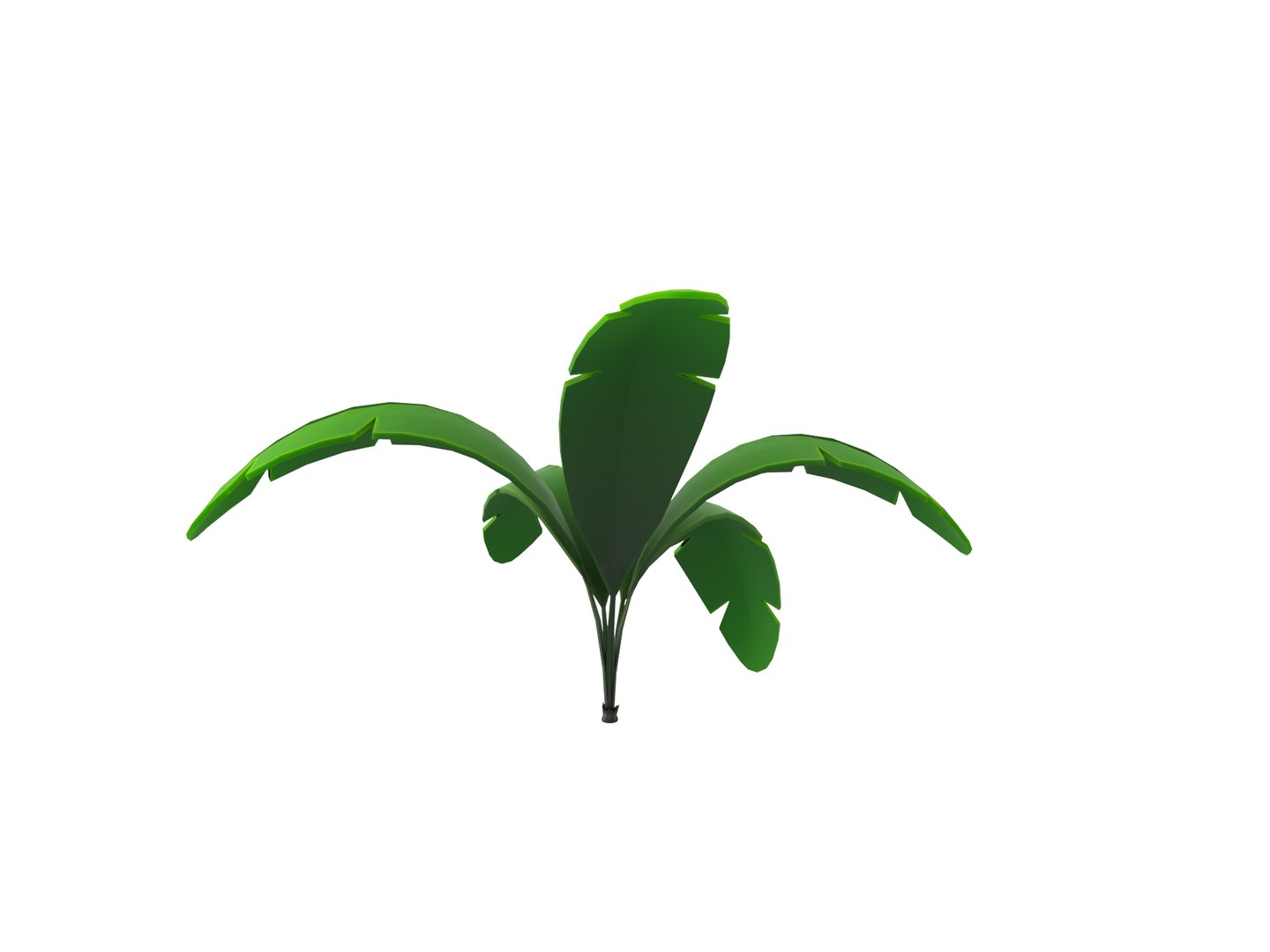 Low Poly Banana Plant 001 3D Model - TurboSquid 1851474