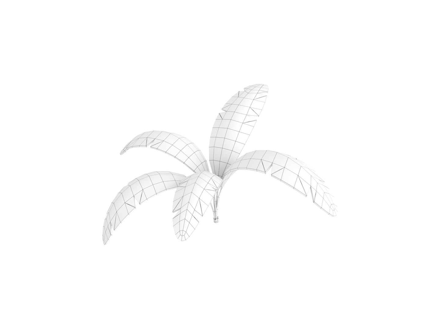 Low Poly Banana Plant 001 3D Model - TurboSquid 1851474