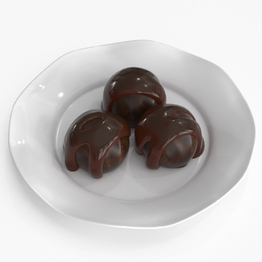 Chocolate Candy 3D Model - TurboSquid 2129315