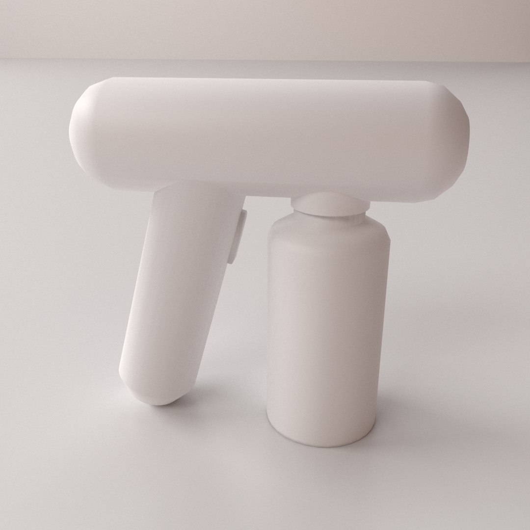 Nano Spray Gun V2 Model - TurboSquid 1869229