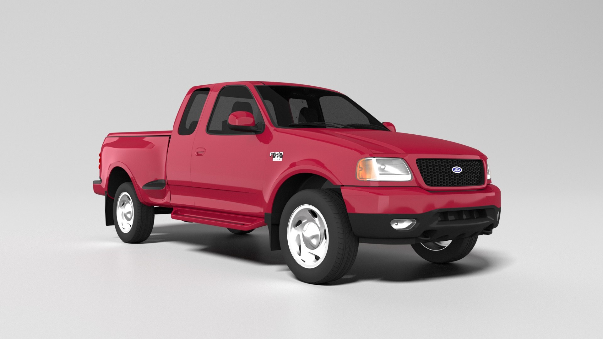 Ford F-150 SuperCab Flareside 3D Model - TurboSquid 2333443