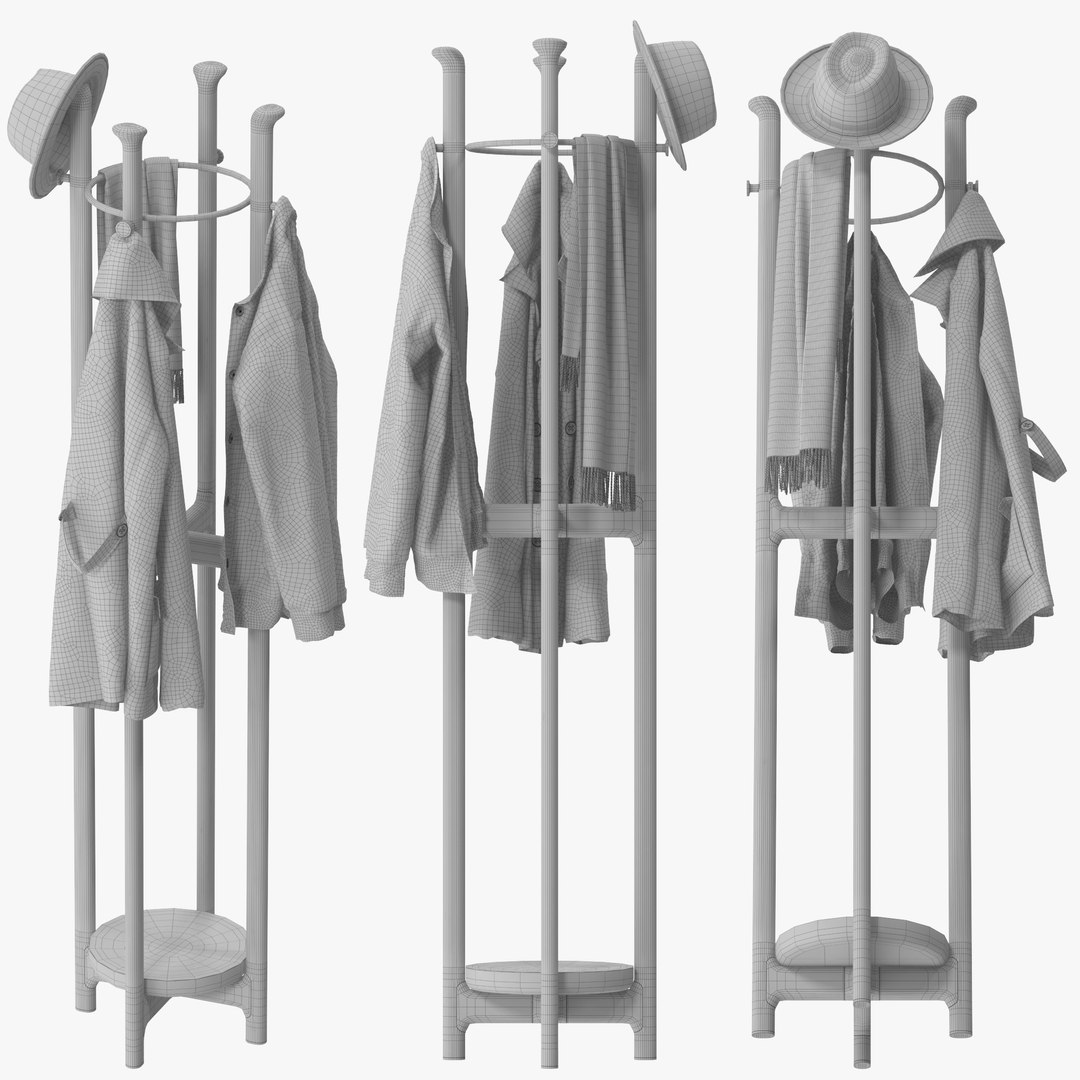 Porada Igor Coat Rack 3D - TurboSquid 1583241