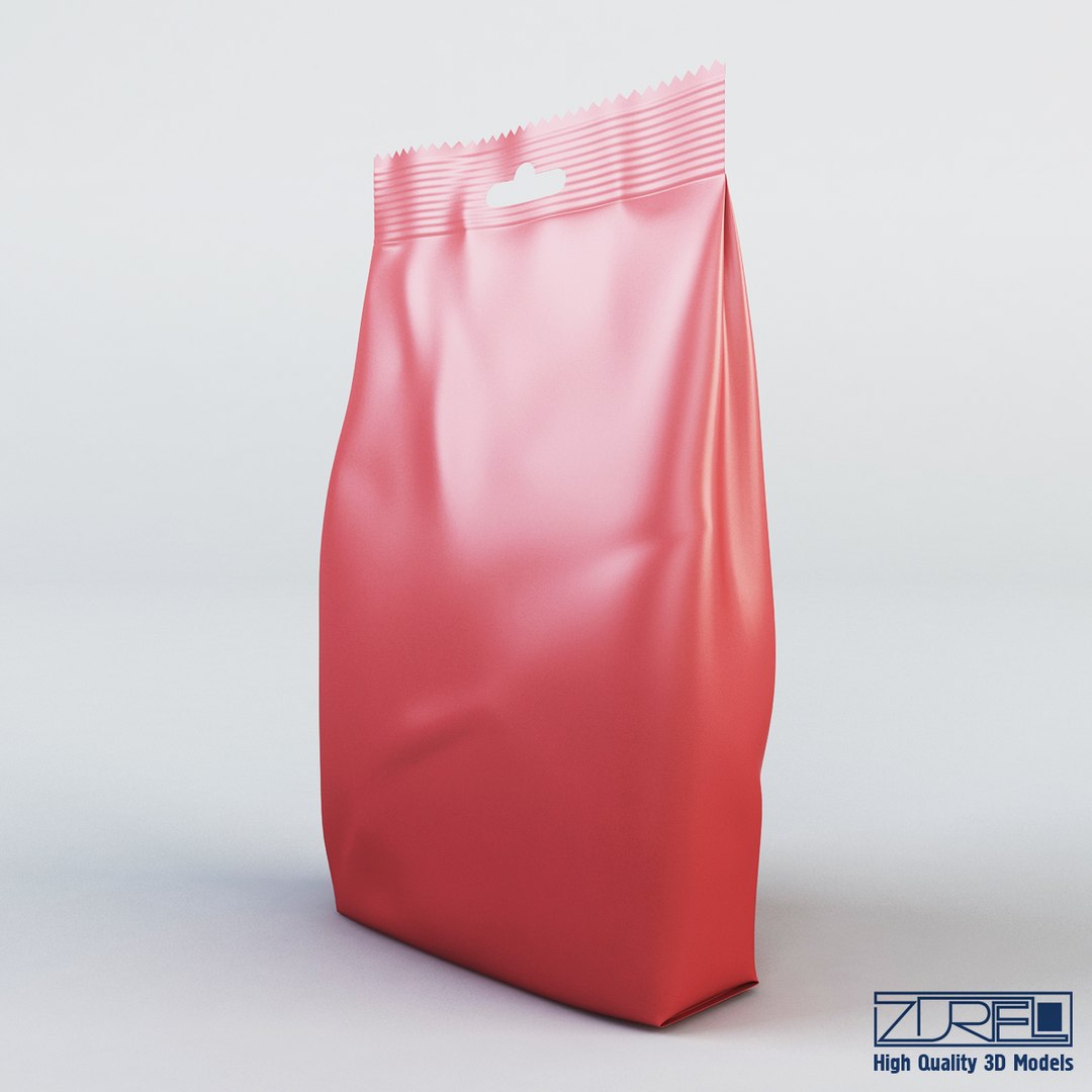 Food Packaging 250 Grams 3d Max