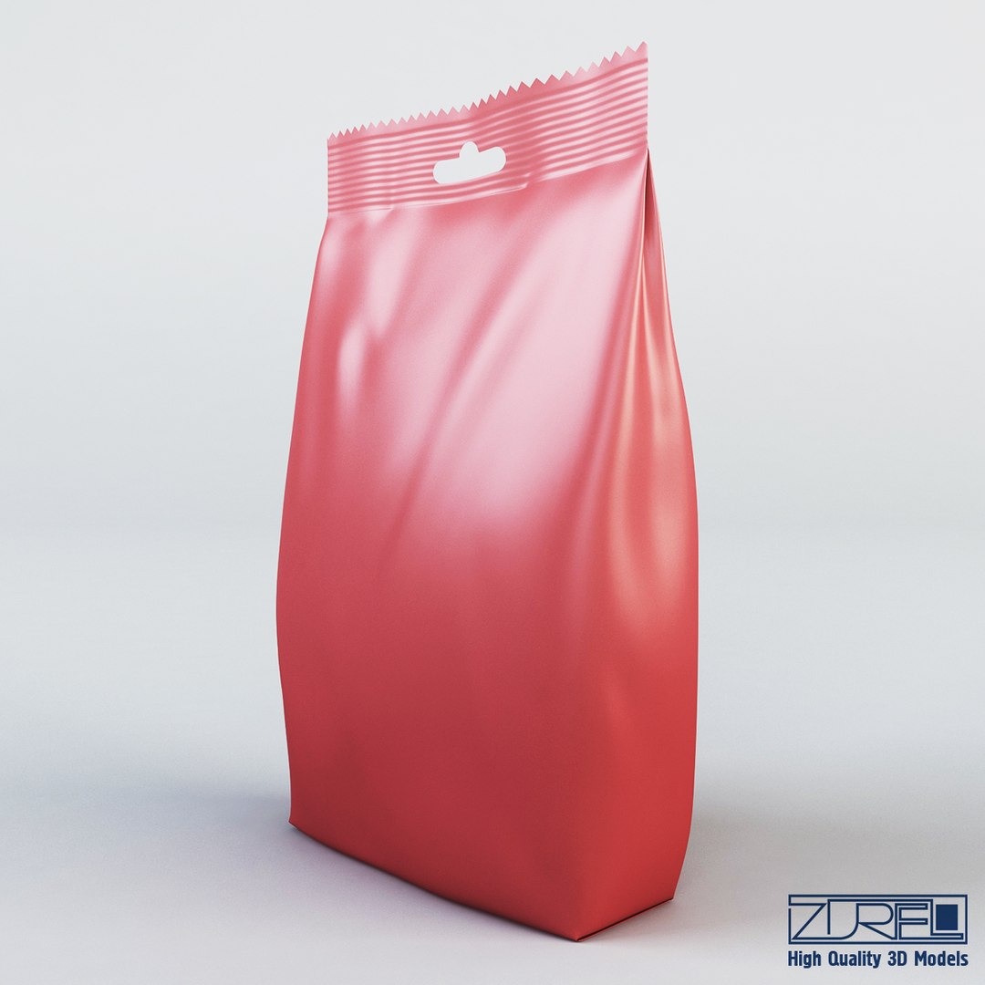 Food Packaging 250 Grams 3d Max