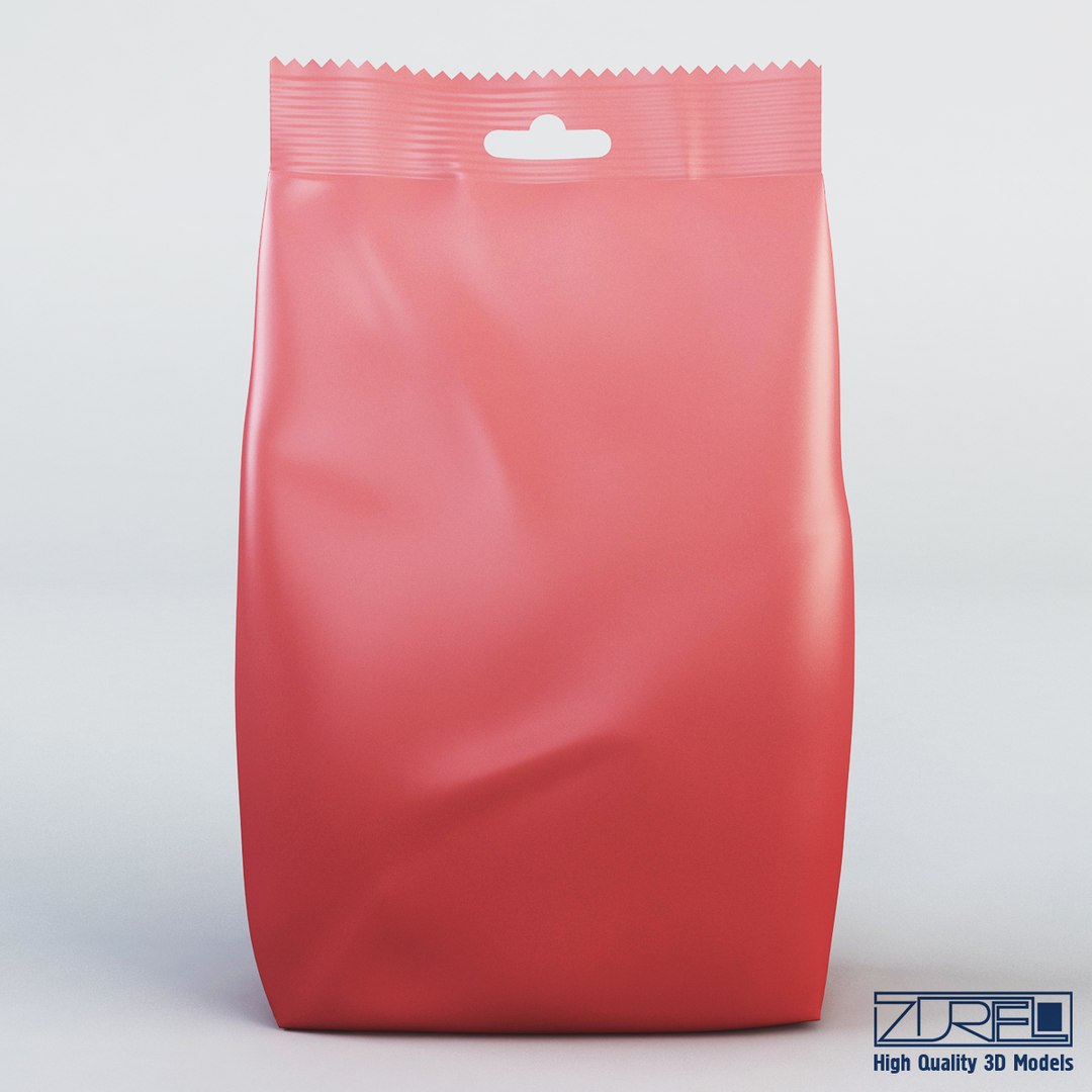 Food Packaging 250 Grams 3d Max