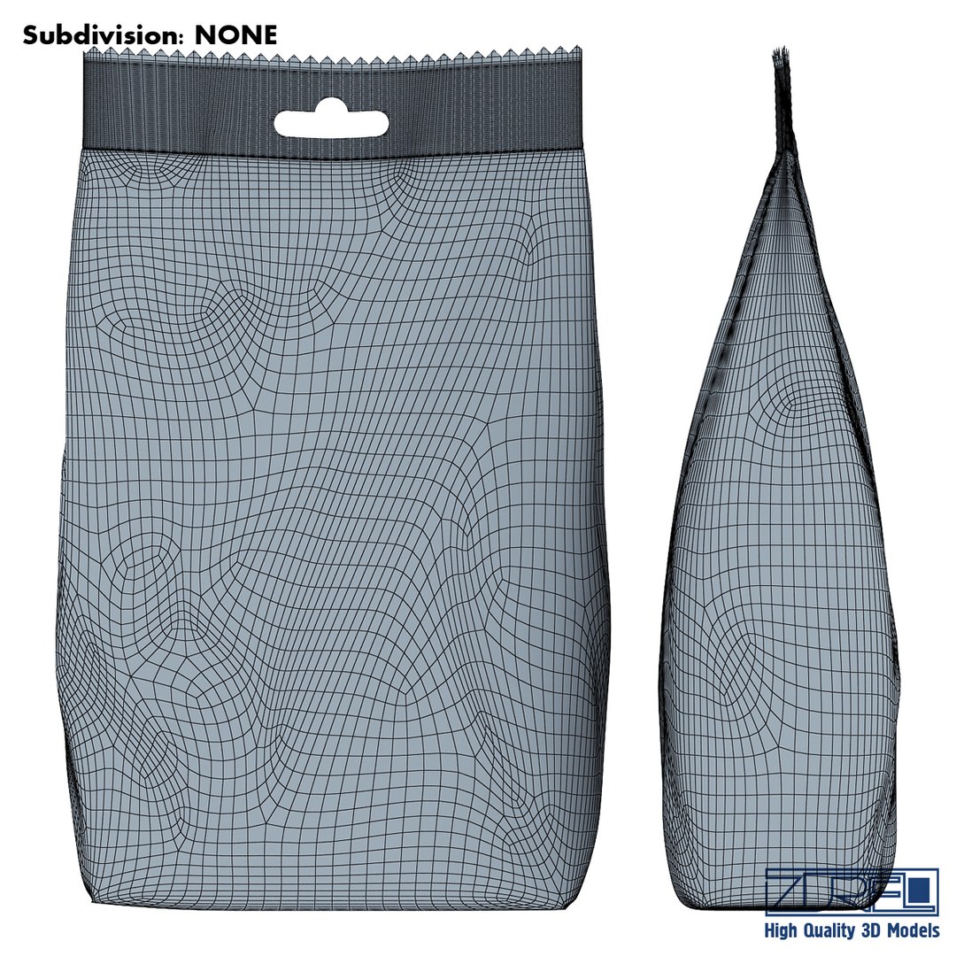 Food Packaging 250 Grams 3d Max