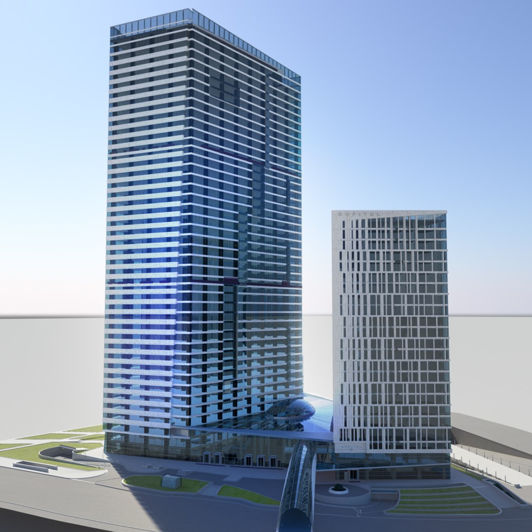 3d Business Center Model