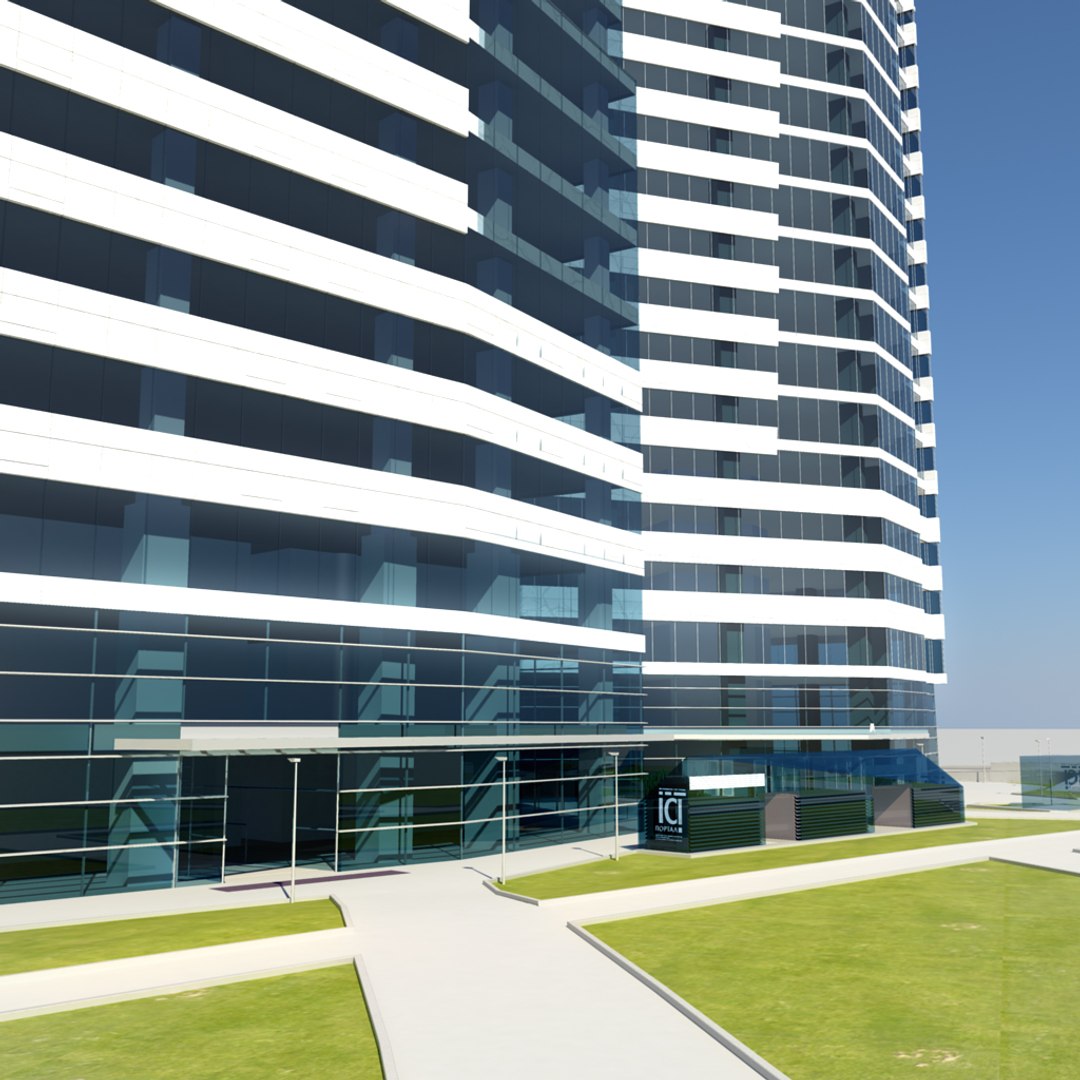 3d business center model