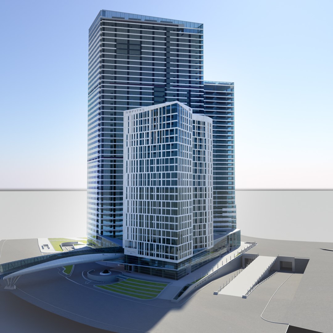 3d Business Center Model