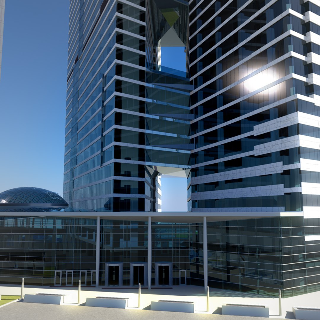 3d business center model