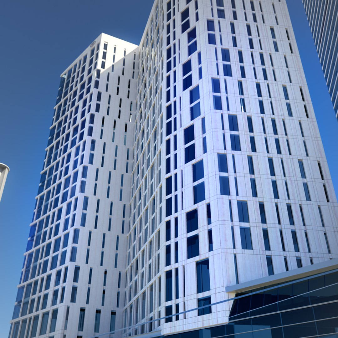 3d business center model