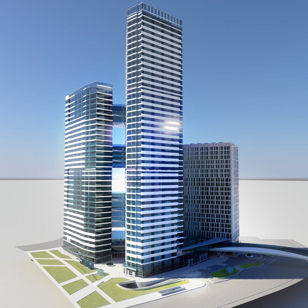 3d Business Center Model