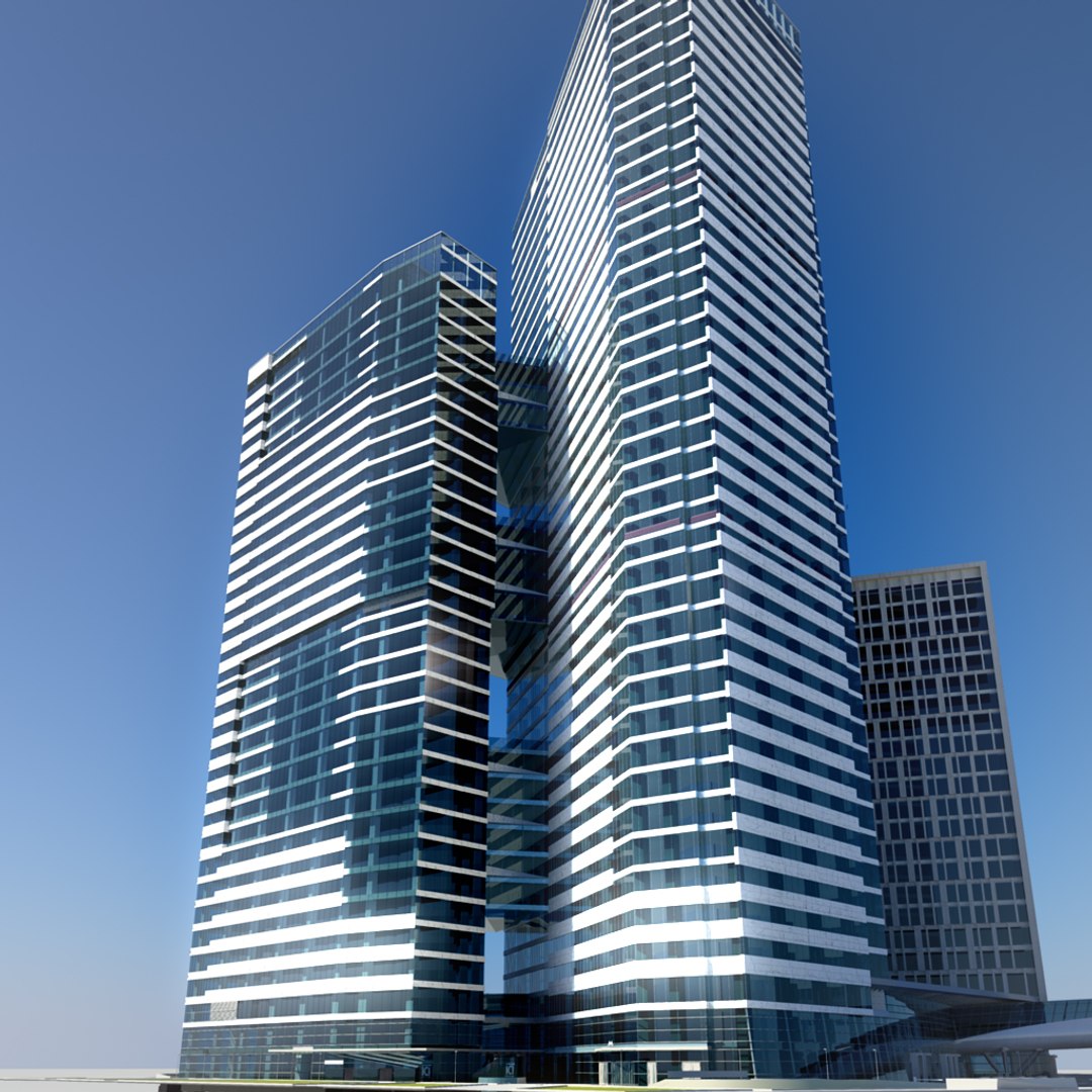 3d business center model