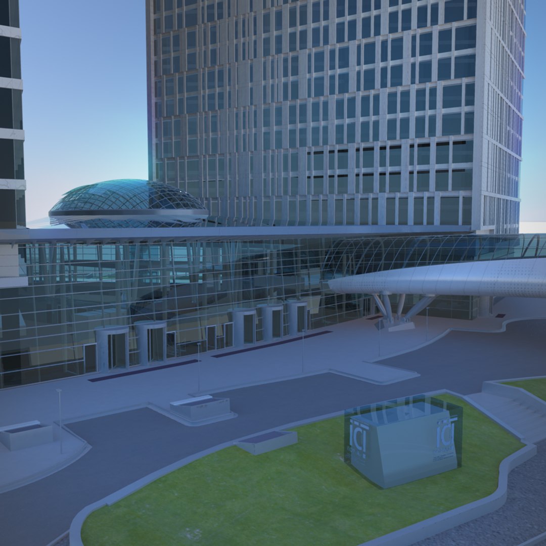 3d business center model