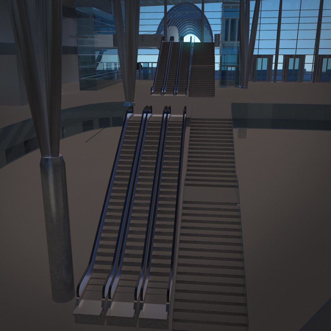 3d business center model