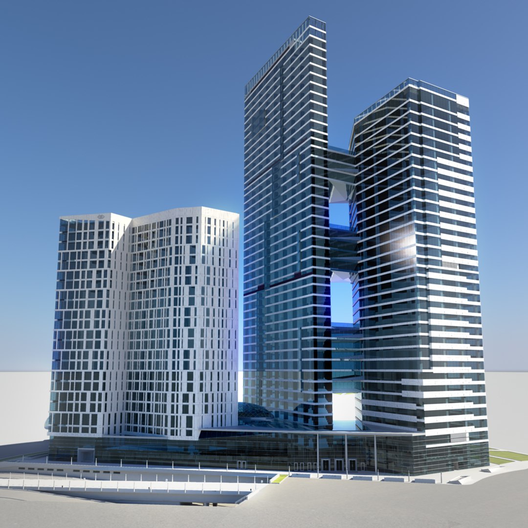 3d Business Center Model