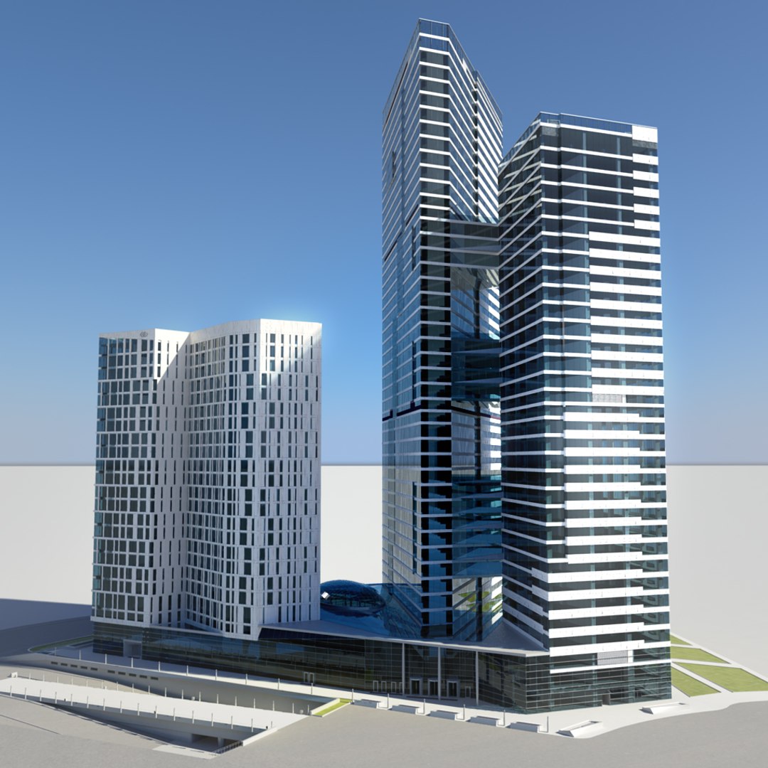 3d Business Center Model