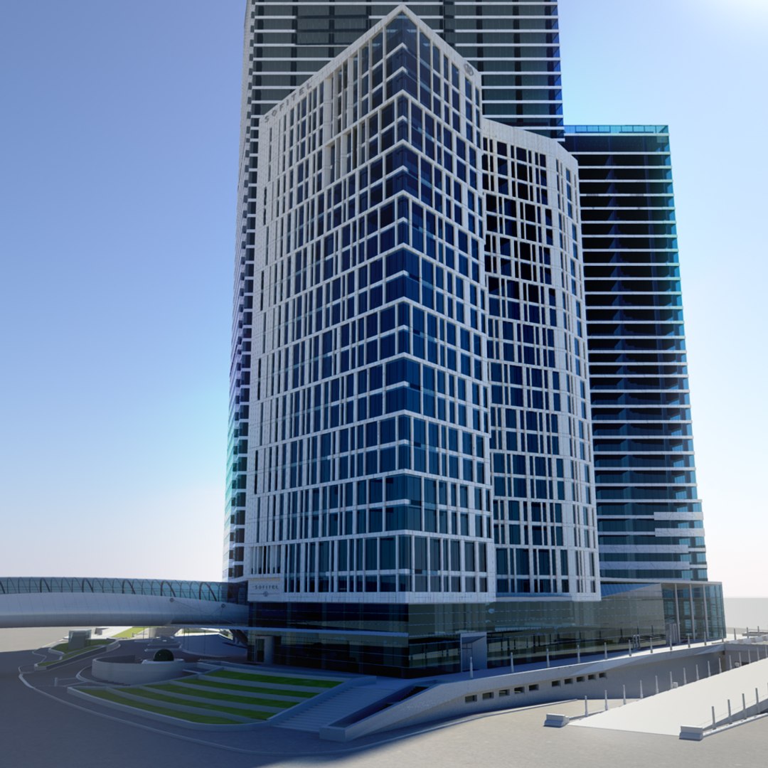 3d Business Center Model