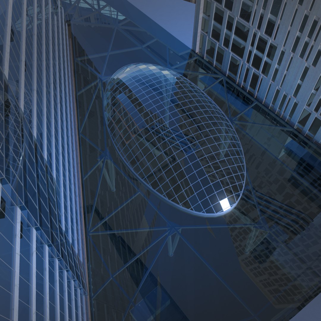 3d business center model