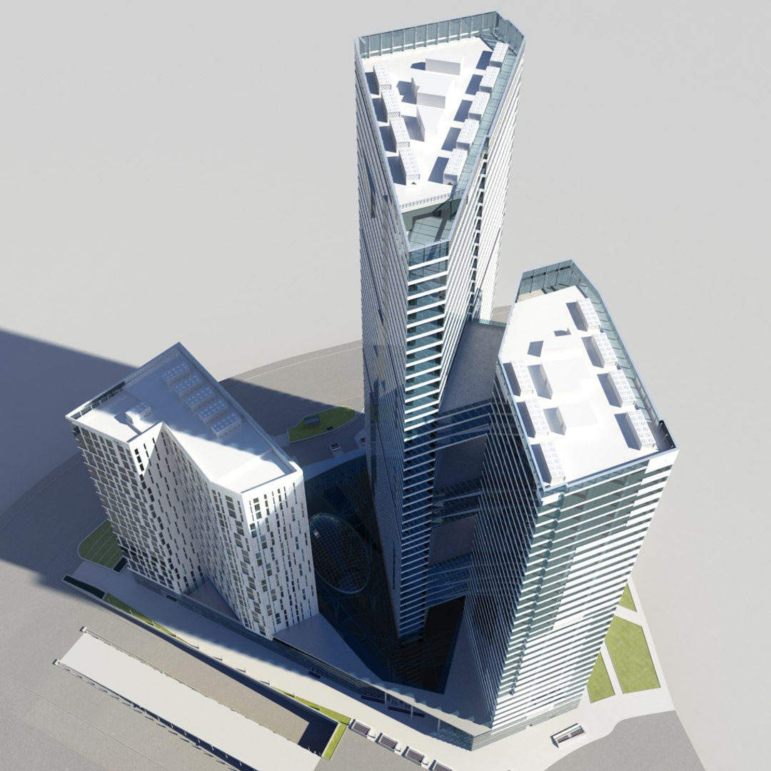 3d Business Center Model