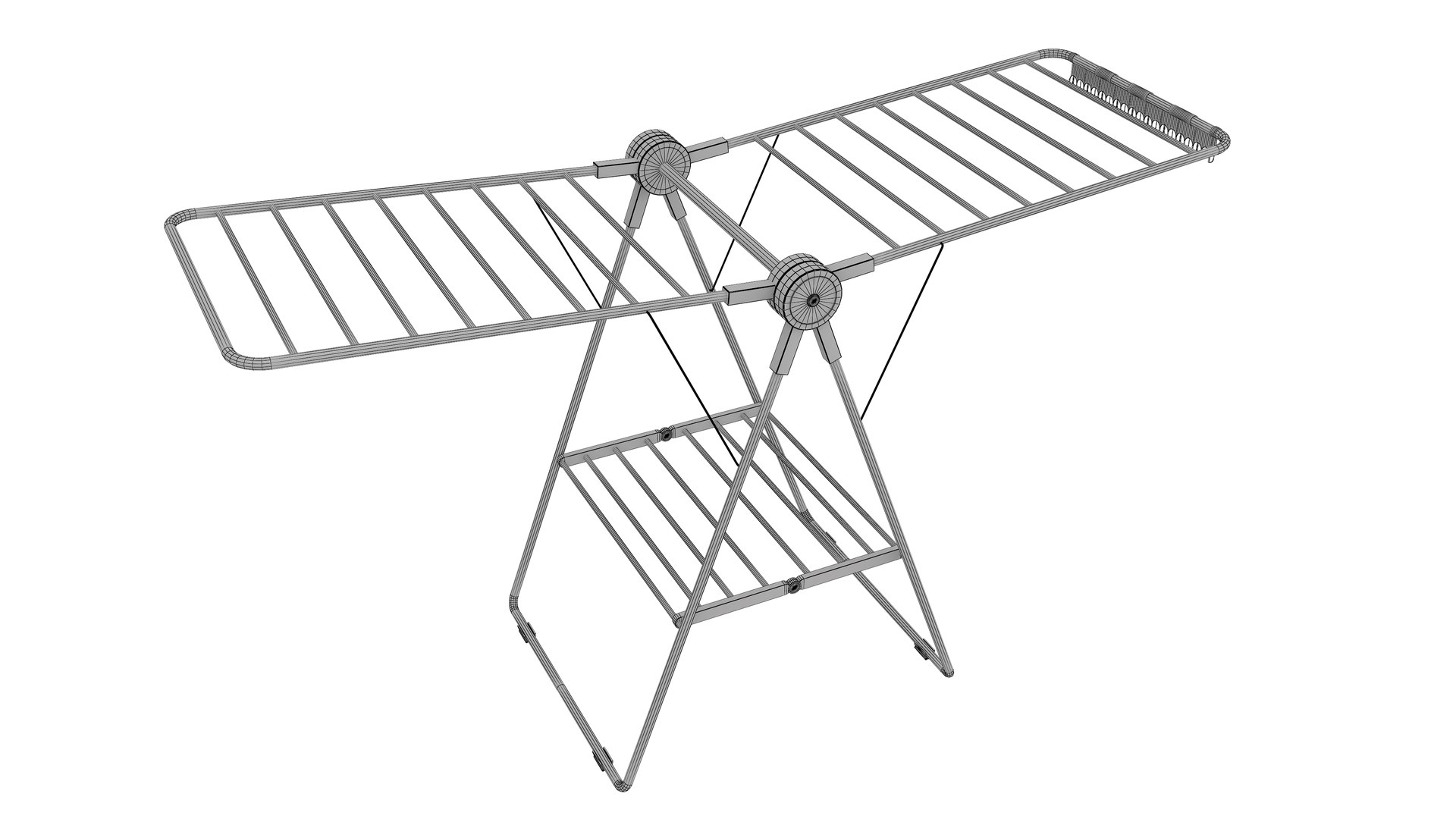 3D Model Laundry Drying Rack - TurboSquid 2275365