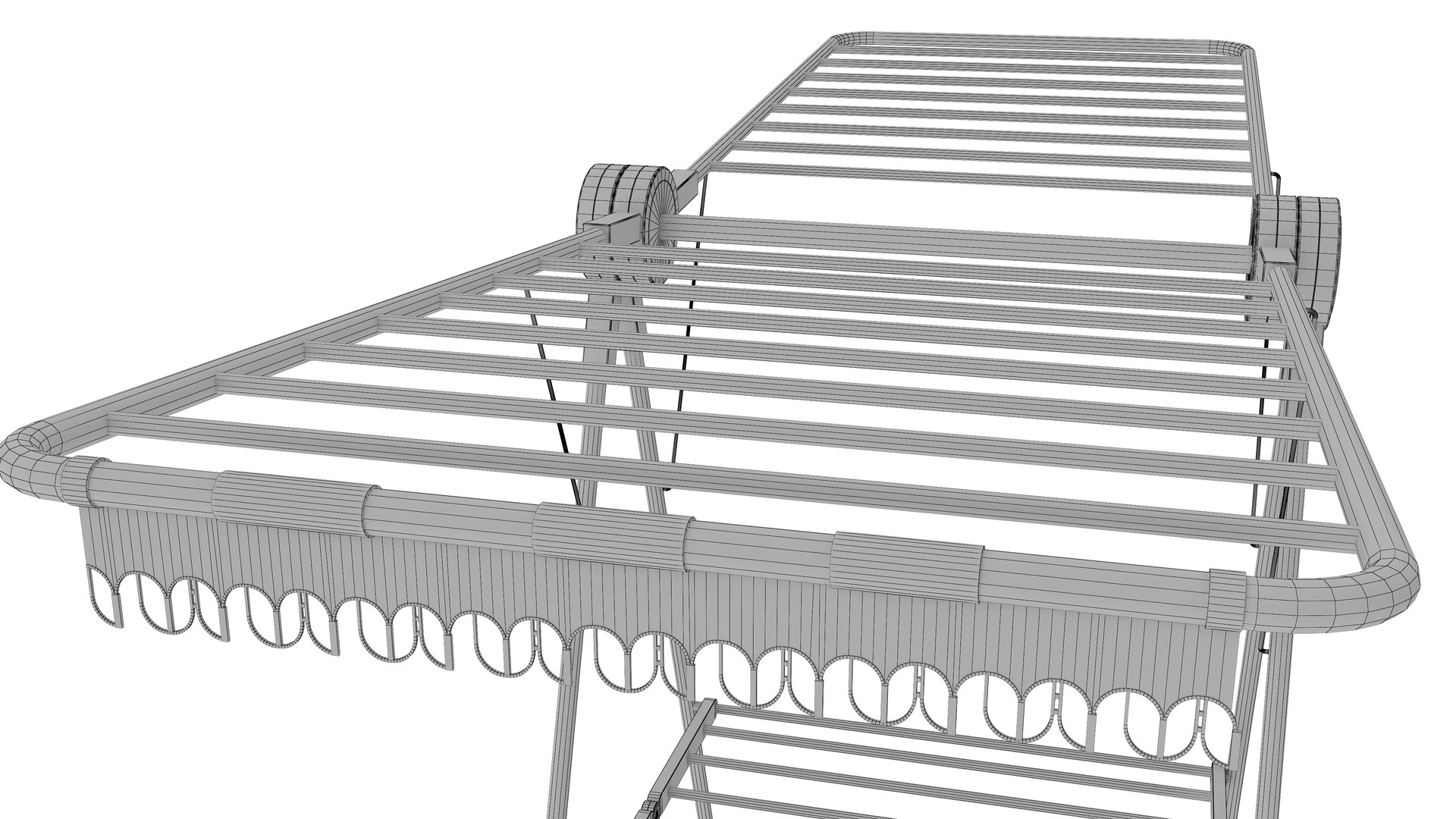 3D Model Laundry Drying Rack - TurboSquid 2275365