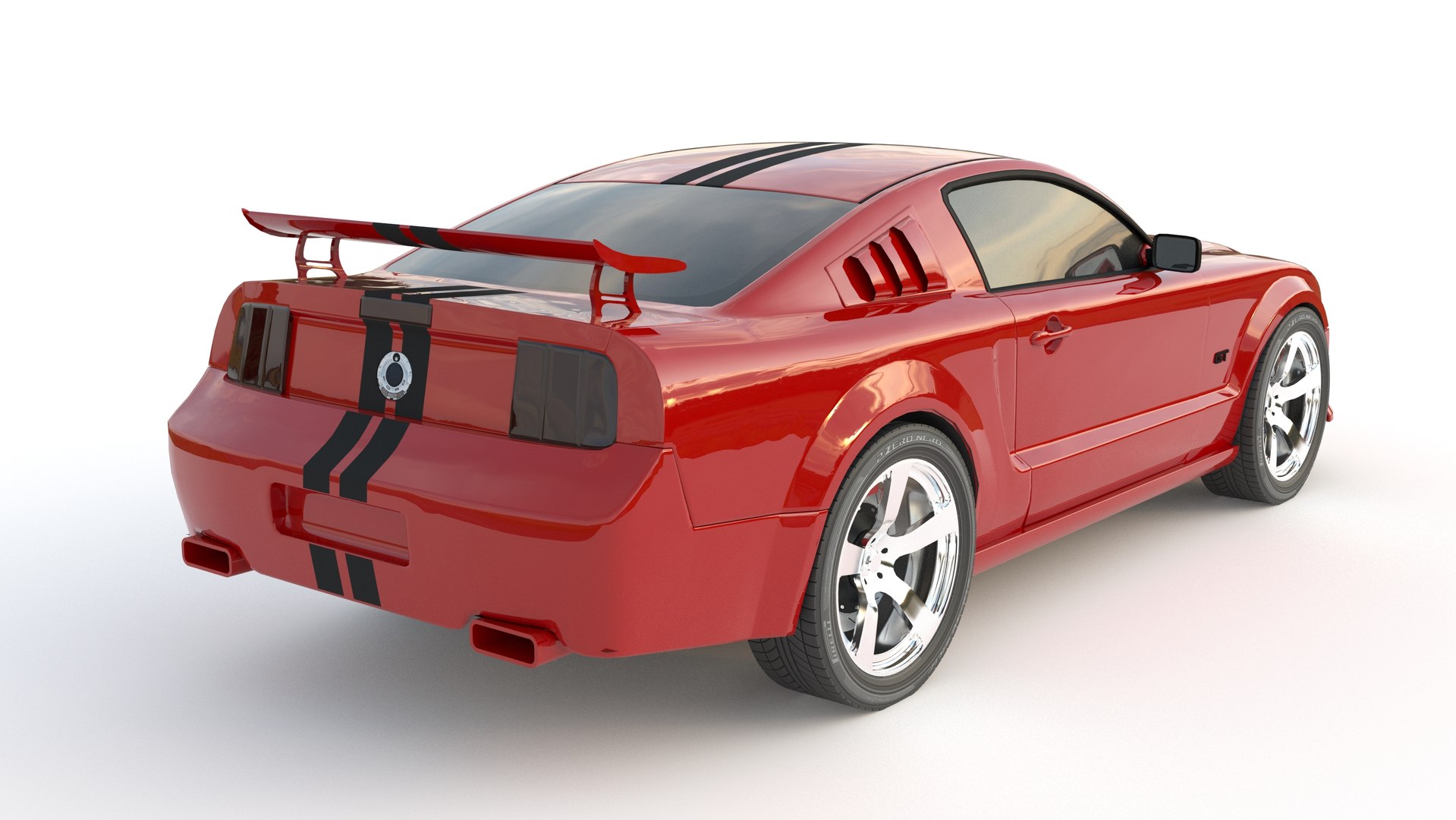 Gt 2005 Mustang 3D - TurboSquid 1663011