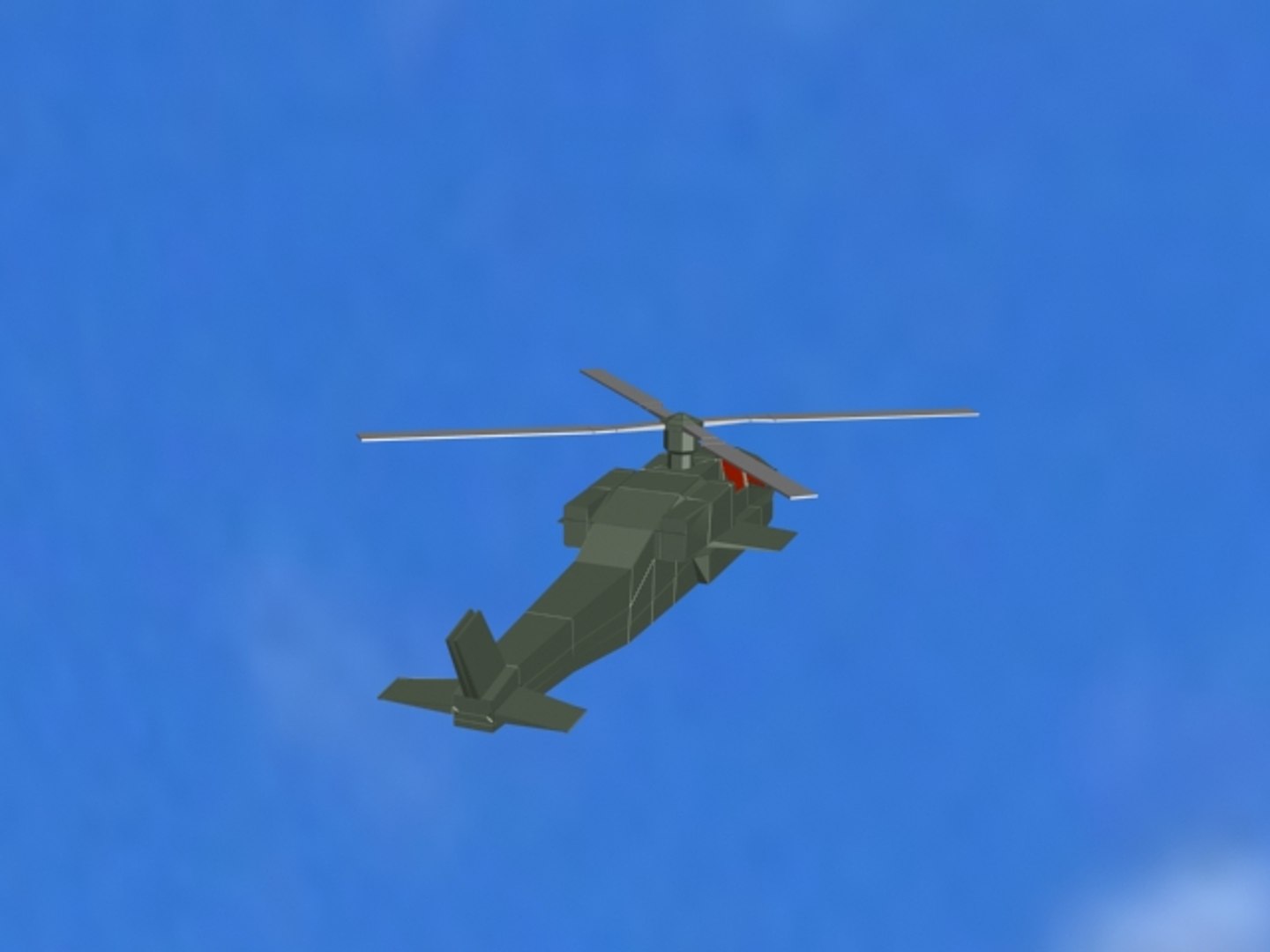 3d Apache Helicopter
